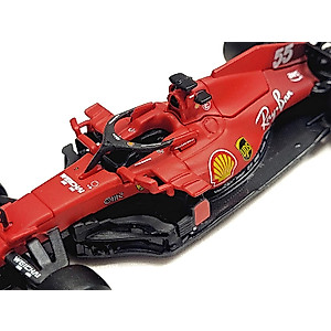 Bburago B18-36829S 1:43 F1 2021 Ferrari SF21 SAINZ, Assorted Designs and Colours