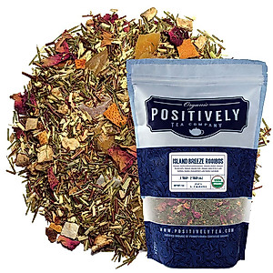 Organic Positively Tea Company, Island Breeze Rooibos Tea, Loose Leaf, 16 Ounce