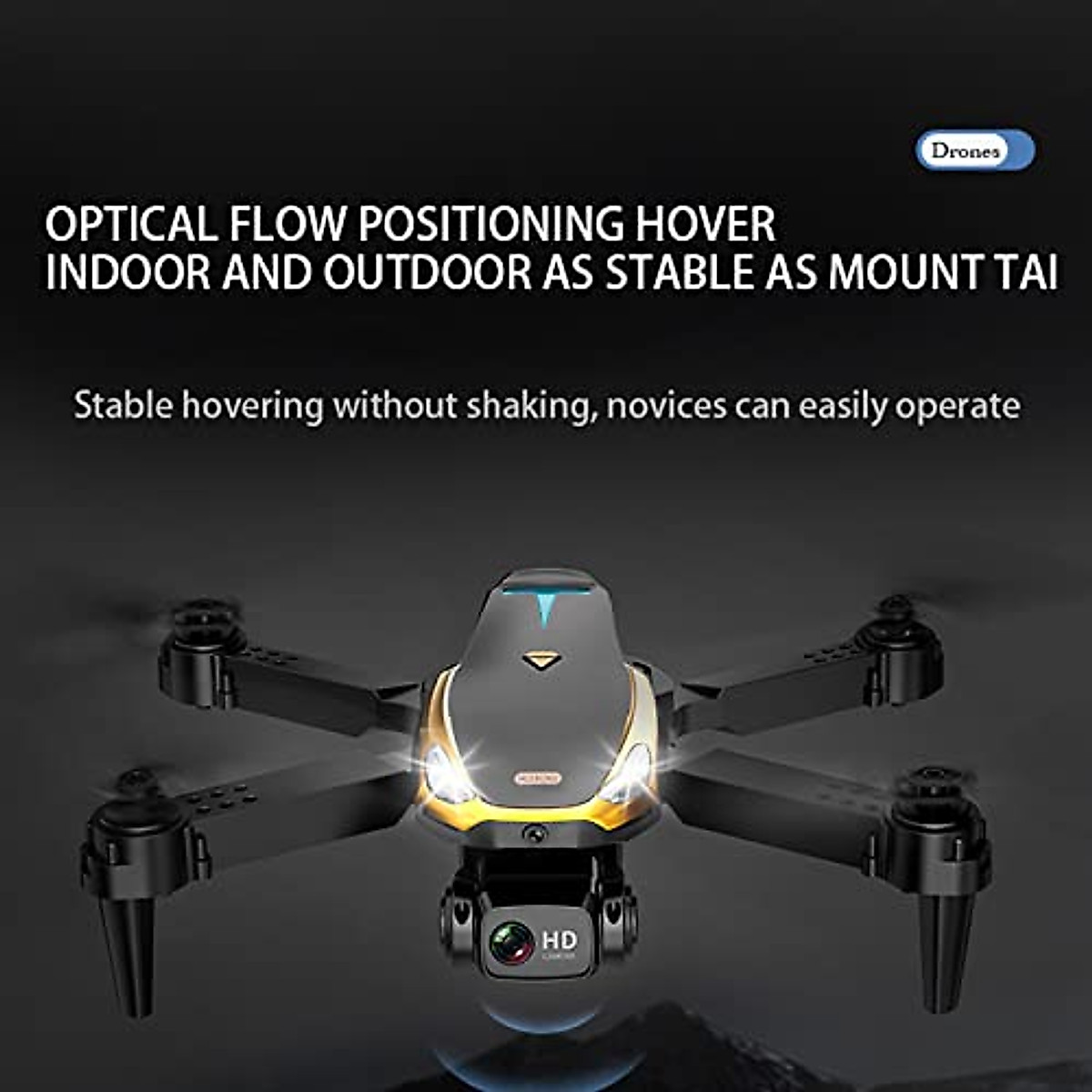 Drone With Dual 1080P HD Camera Remote Control Toys Gifts for Boys Girls With Altitude Hold Headless Mode One Key Start