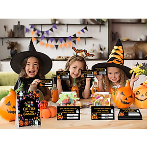 FaCraft Halloween Guess How Many Candies Games,36pcs Candies Guessing Game Cards Halloween Party Game for Kids Adults Halloween Guessing Candy Jar Card Ticket Birthday Halloween Party Favor Supplies