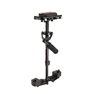 FLYCAM HD-3000 Handheld Stabilizer for DSLR Video Cameras. Quick Micro Balancing, Telescopic Centre Post w 3-axis Gimbal Handle. Free Table Clamp & Quick Release Plate. (FLCM-HD-3-QT)