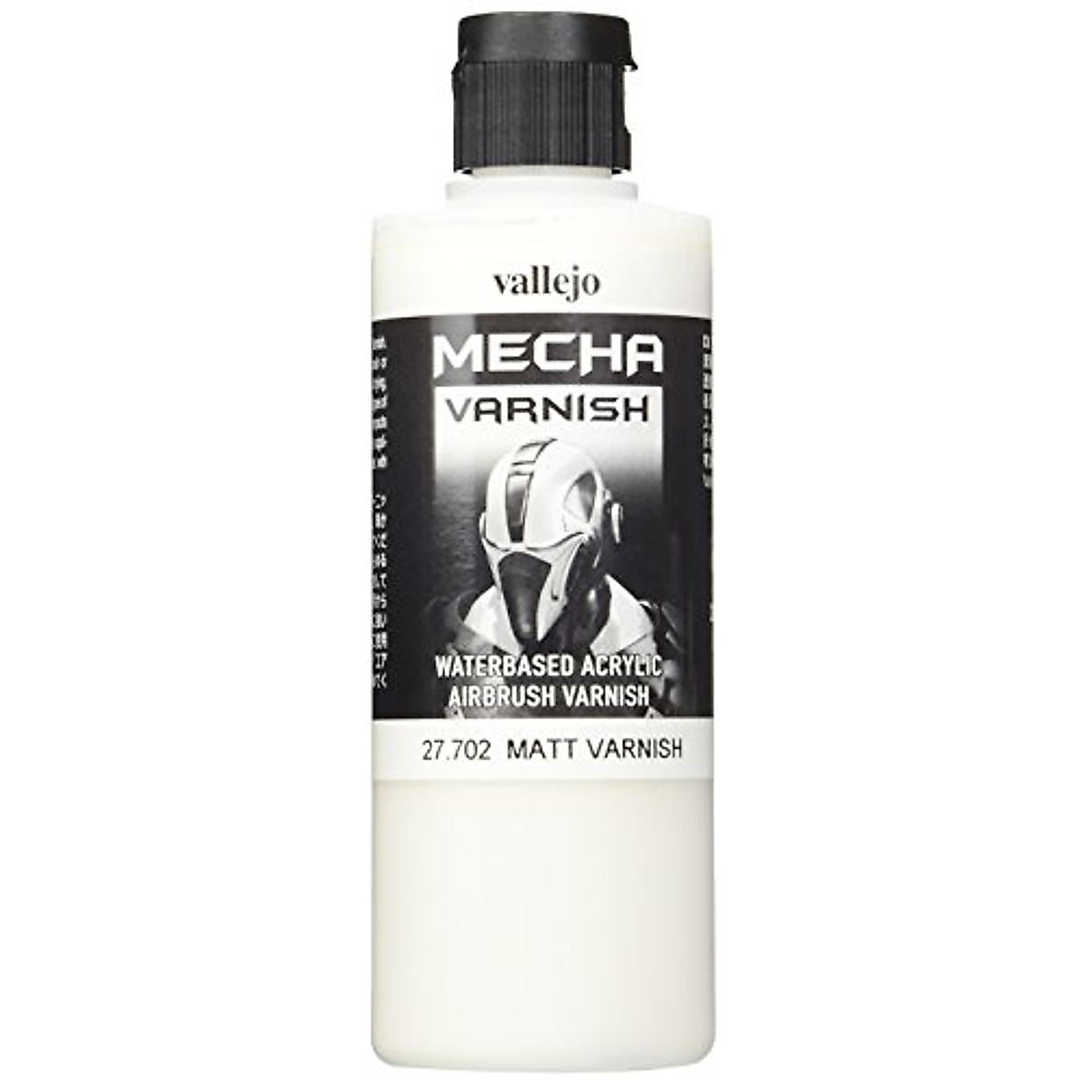 Vallejo Mecha Matt Varnish 200ml Painting Accessories, VJ27702, 6.76 Fl Oz (Pack of 1)