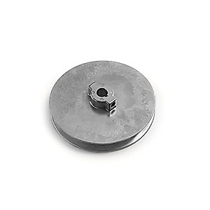 Terre Products - V-Groove/V-Belt Drive Pulley, 5'' Outside Diameter, 1/2" Bore, Die Cast, Z3A Zinc Alloy, Compatible Replacement for Chicago Die Cast 500A