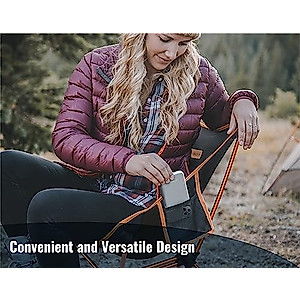 TREKOLOGY Portable Camping Chairs for Adults, YIZI 2.0 Portable Folding Camp Chairs, Adults Backpacking Chair Travel Chair Small Portable Chairs Lightweight Foldable Compact Camping Chair Hiking Chair