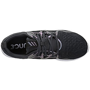 adidas Women's Edgebounce Mid Running Shoe, Carbon/Black/Night Metallic, 8.5 M US