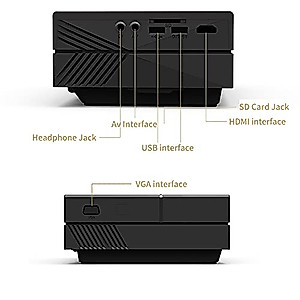 CXDTBH LED Projector 170 Inches Full 1080P Suported with USB for Home Theater Movie Media Player ( Color : White-Fruit peach5 )