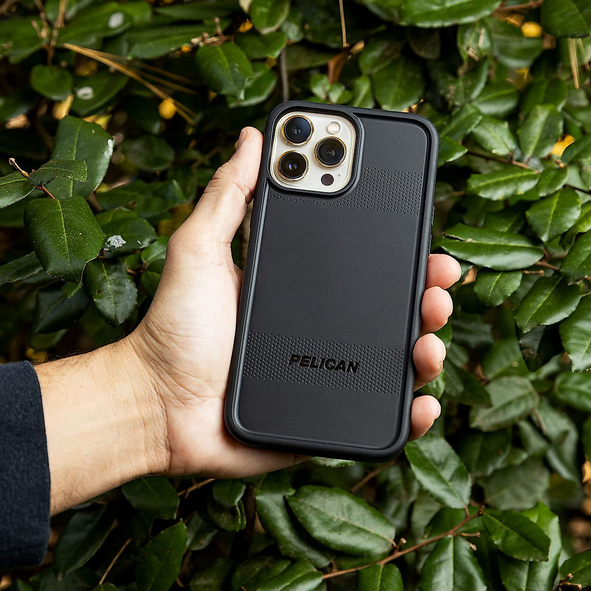 Pelican Protector Series - iPhone 13 Mini Case [15ft Drop Protection] [Wireless Charging Compatible] - Bumper Cover (5.4') - Black