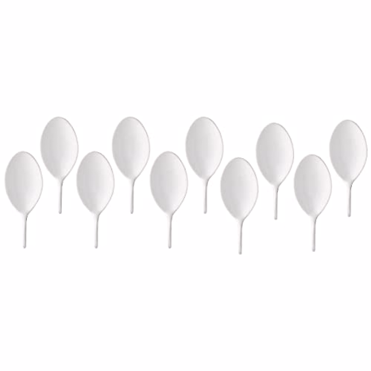 Restaurantware 4 Inch Porcelain Tasting Spoons 10 Fish Shape Porcelain Spoons - Microwave-Safe Oven-Safe White Porcelain White Tasting Spoons Chip-Resistant For Tastings Or Individual Portions