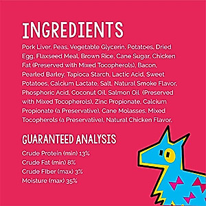 Crazy Dog Train-Me! Training Reward Dog Treats 16 Oz., Bacon Regular