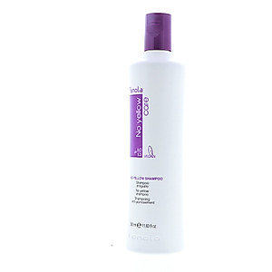 Fanola No Yellow Shampoo With Purple Violet Pigments To Eliminate Unwanted Yellow Tones & Brassiness In Platinum, Light Blonde, Gray, Bleached, or Highlighted Hair 11.83oz