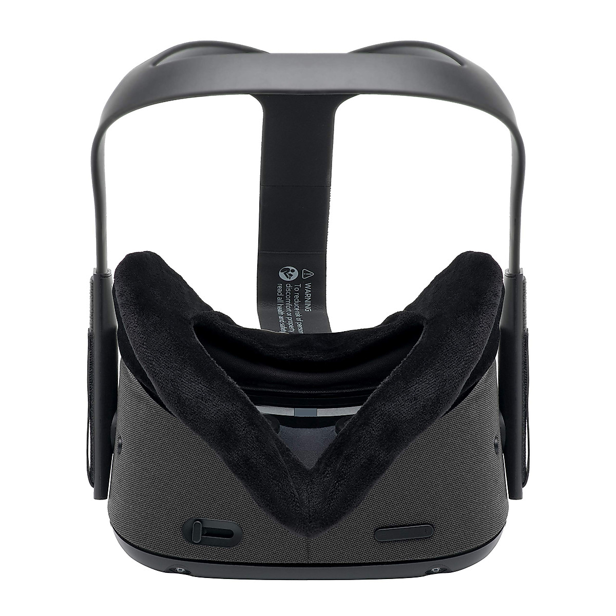 Cover for Oculus Quest face Foam -Super Soft and Made of 5% Spandex & 95% Polyester-Only fit The Oculus Quest Original face Foam-(2 Pcs Black)