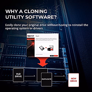 Fantom Drives 18TB Hard Drive Upgrade Kit with Western Digital WD181KRYZ Gold Enterprise Drive, FD Cloning Software, SATA to USB Cable, Power Supply, HDD18000WDG-KIT