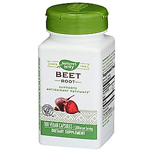 Natures Way Beet Root 100 Vegetarian capsule, 100 ct