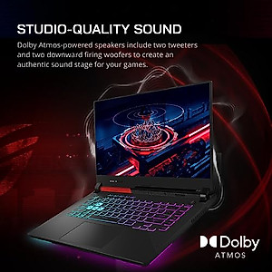 ASUS ROG Strix G15 Advantage Edition Gaming Laptop, 15.6" QHD 165Hz Display, AMD Ryzen 9 5980HX, 32GB RAM, 1TB PCIe SSD, RGB Backlit Keyboard, Radeon RX 6800M, Win 11 Pro, Black, 32GB USB Card