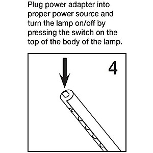 Americanails Original FlexiLamp - LED Table Desk Lamp - Removable Clamp - Adjustable Lighting for Nail Stations - Manicure Table Light - Flexible Arm - 48 LED Beads - 300 Lumens