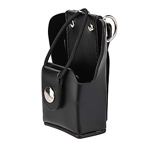 Leather Cell Phone Holster, Leather Cell Phone Belt Clip Carrying Pouch Holder, Universal Pouch Large Phone, Secure & for Long-Lasting Phone Belt Holder for GP328plus/GP338plug/GP344/GP388