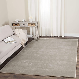 SAFAVIEH Carnegie Collection Area Rug - 9' x 12', Light Beige & Cream, Vintage Distressed Design, Non-Shedding & Easy Care, Ideal for High Traffic Areas in Living Room, Bedroom (CNG631B)