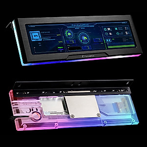 FormulaMod 8.8 Inch CPU Hardware Temperature Monitor External Expansion Display HD High Resolution LCD Screen LCD Screen for PC Case for PC ARGB Computer case Secondary Screen