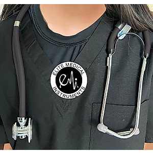 Elite Medical Instruments ESR-112 EMI Sprague Rappaport Dual Head Stethoscope, Black