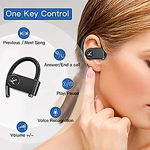 Bluetooth Headphones Linpa World Wireless Earbuds for Sports 54hours Playtime with Charging case