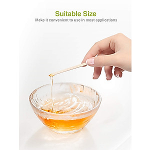 Elitehood 400 Pack Waxing Sticks Small Eyebrow Wax Sticks Wax Spatulas Small Wooden Waxing Applicator Sticks for Eyebrows & Face Hair Removal Sticks, Storage Containers Bundled