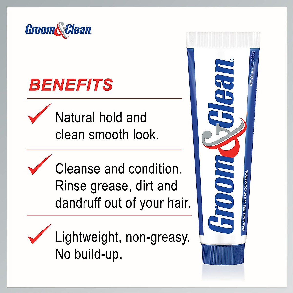 Groom & Clean Hair Control Cream 4.5 Oz (Pack of 6)