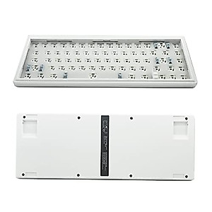 Misaso GAS67 Customized Mechanical Keyboard Kit Hot Swap Axis Wired Gasket Structure RGB Backlight Gaming Keyboard White