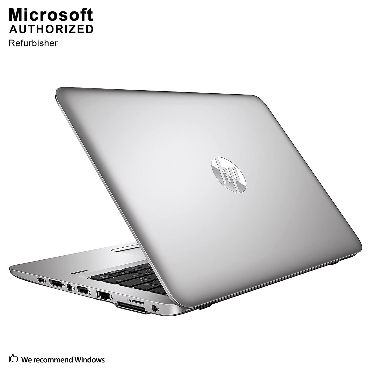 HP EliteBook 820 G3 12.5 Inch Business Laptop, Intel Core i7 6600U up to 3.4GHz, 16G DDR4, 512G SSD, WiFi, BT 4.0, VGA, DP, Win 10 64 Bit-Multi-Language Supports En/Sp/Fr(Renewed)