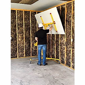 Telpro Inc. 138-2 Panellift Drywall Lift, Yellow