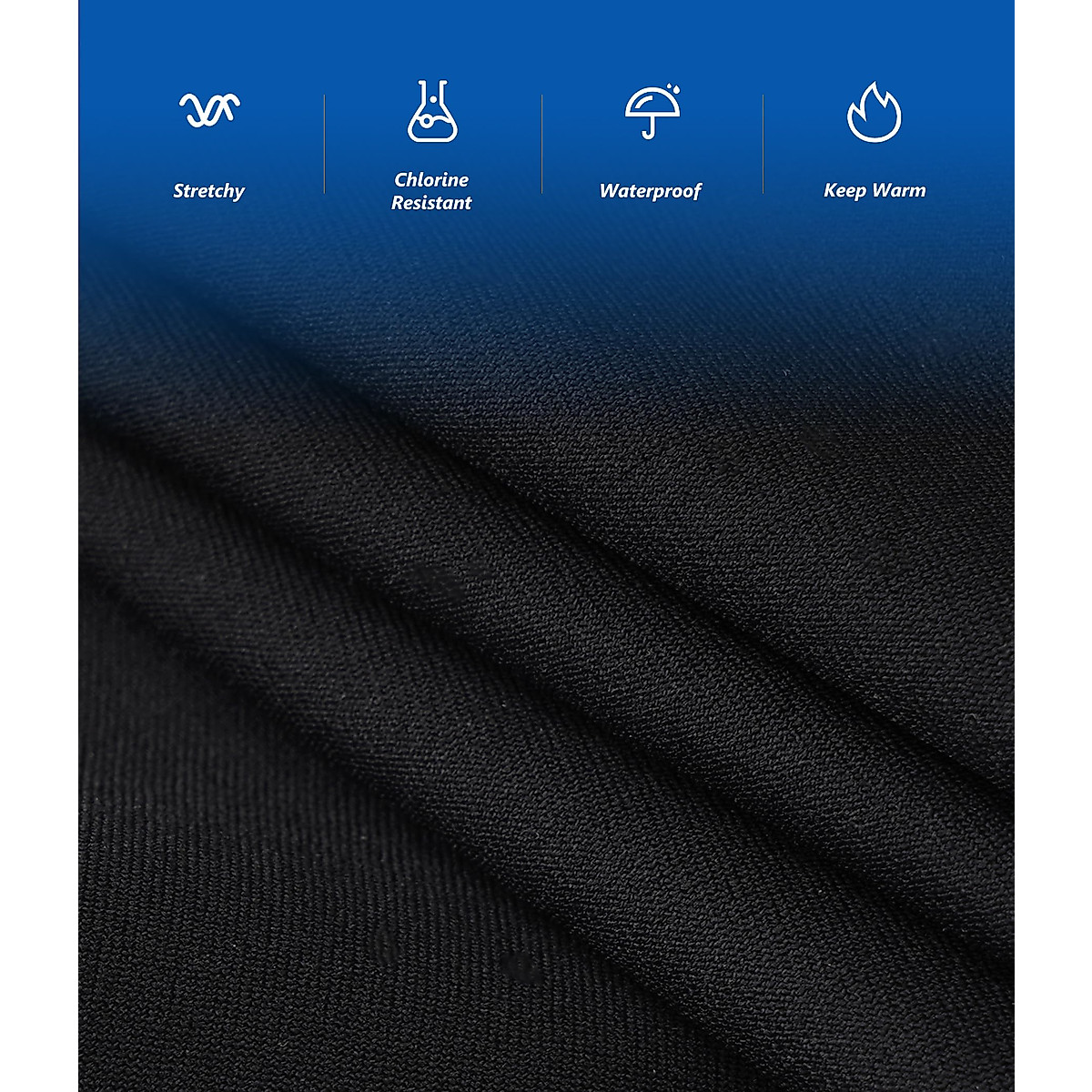 CtriLady Women's Wetsuit Long Pants,1.5mm Neoprene Pants Wetsuit Legging Keep Warm for Swimming Surfing Diving Kayaking（L,Black