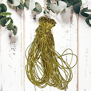 Stretch Loops for Crafts and Easy Gift-Wrapping (16 Inch, Gold)