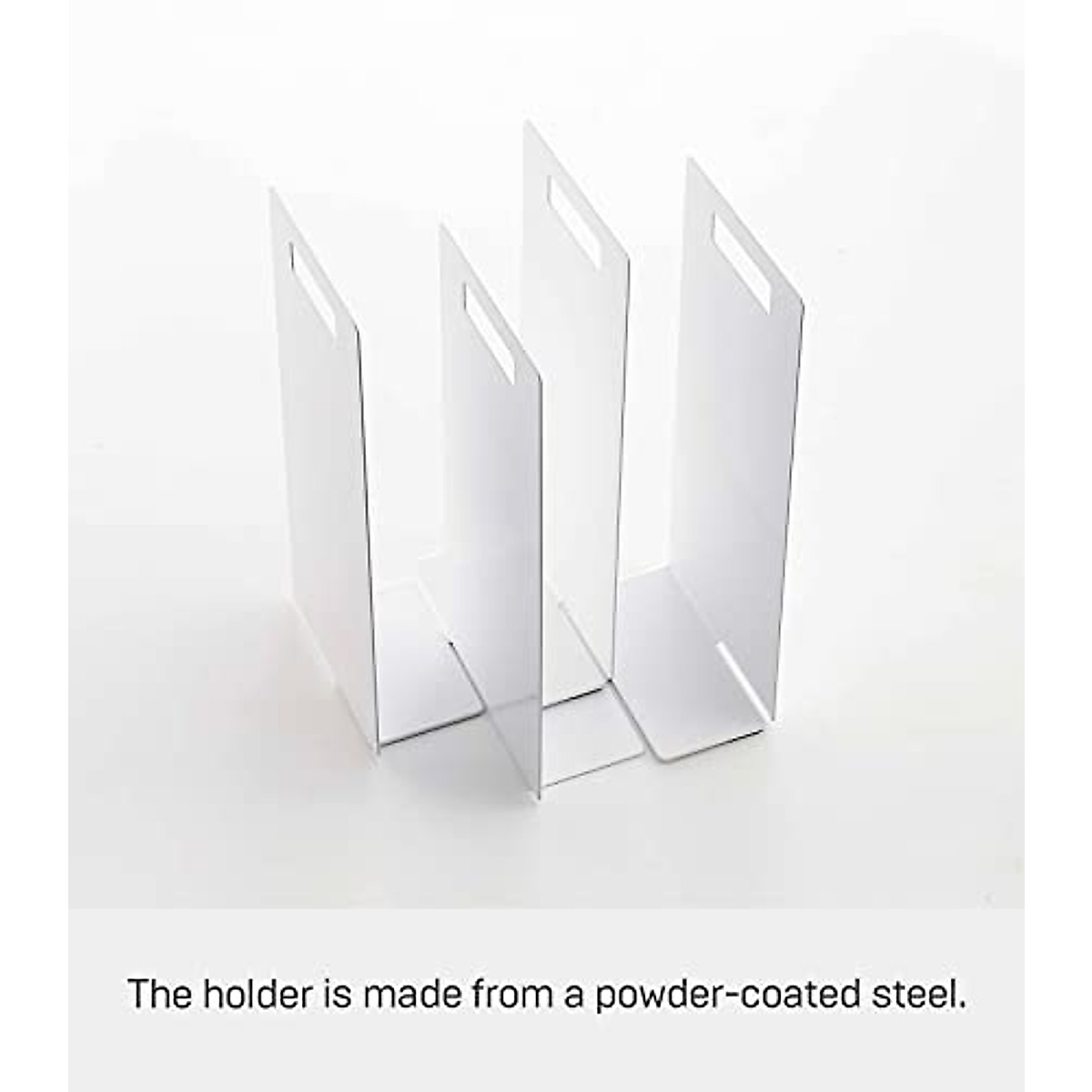 Yamazaki Home Tower White Interlocking Towel Organizer (Set of 2)