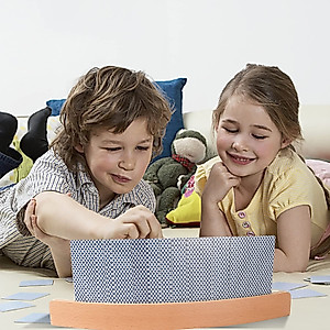 GSE Games & Sports Expert Set of 4 Playing Cards Holders, Wooden Playing Card Racks, Curved Playing Card Trays for Bridge, Hand & Foot, Rummy, UNO Card Games (12.5-Inch)