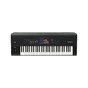 Korg Nautilus 61-Key Performance Synth Workstation Bundle with Sustain Pedal, MIDI Cables, and Austin Bazaar Polishing Cloth