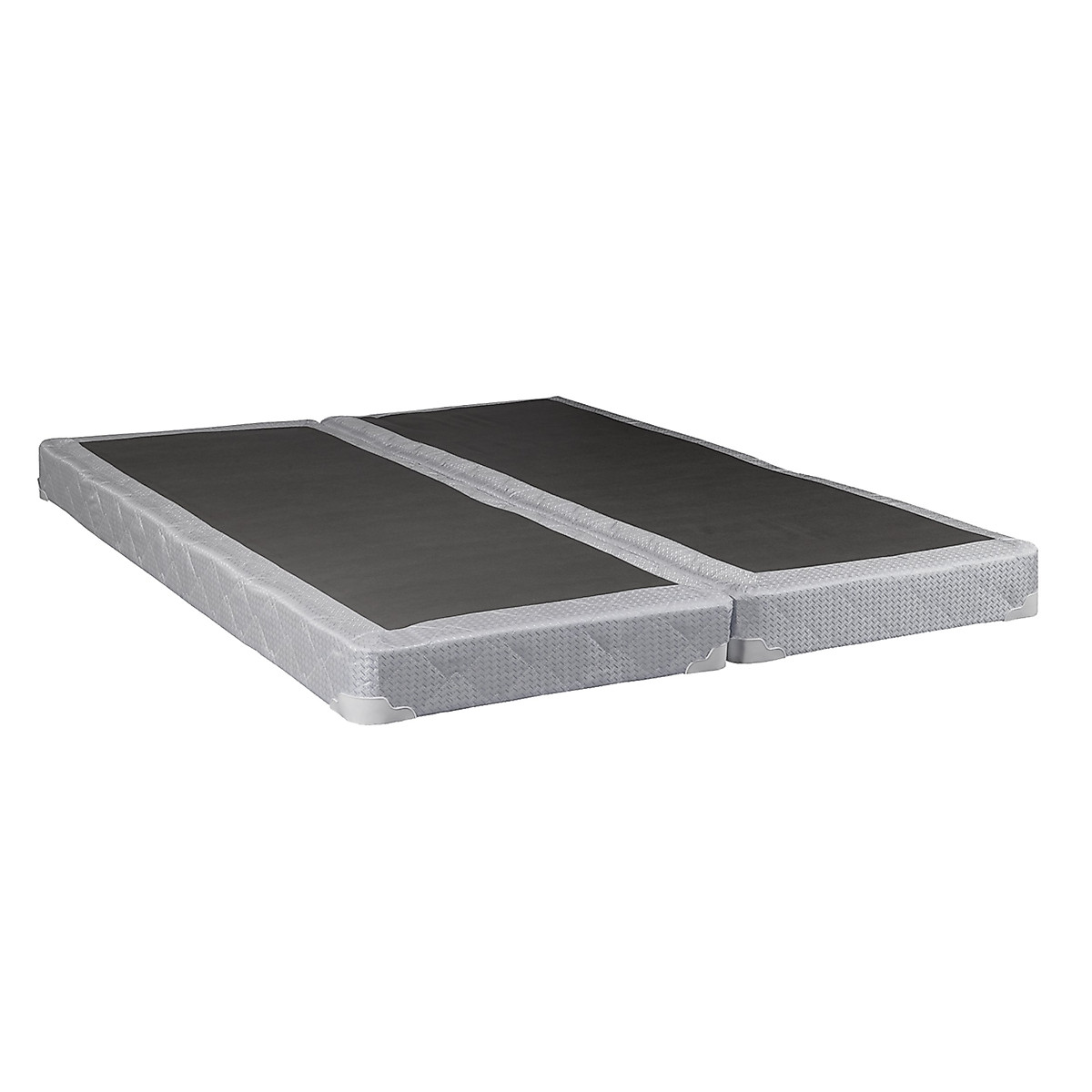 Spinal Solution 4-Inch Wood Split Low Profile Traditional Box Spring/Foundation for Mattress Set, Queen, 11