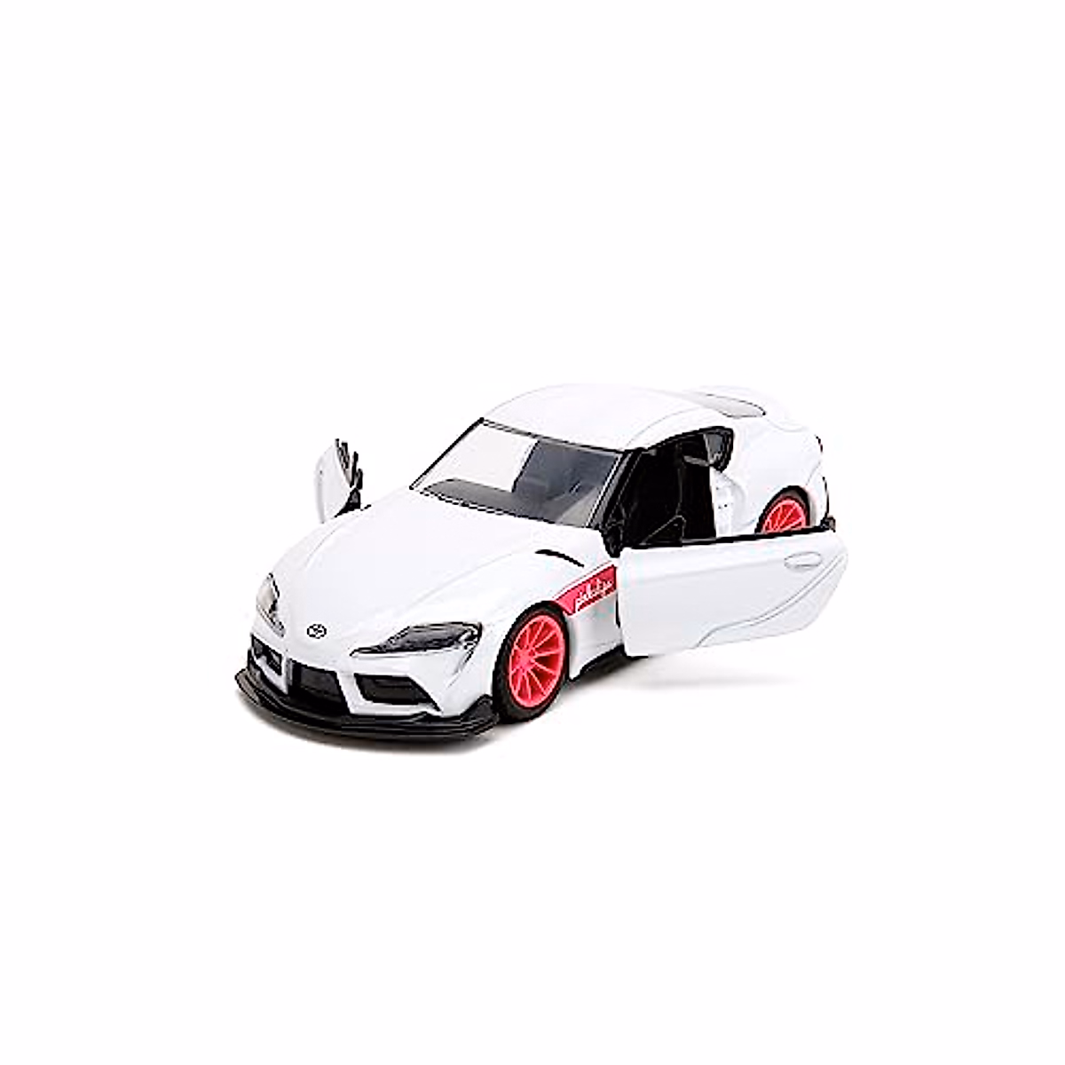 Pink Slips 1:32 2020 GR Toyota Supra Die-Cast Car, Toys for Kids and Adults(White)