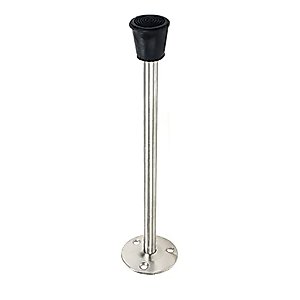 Rannb Door Stopper Stainless Steel Wall Mounted Door Stop with Rubber Bumper 7.87"/200mm Length