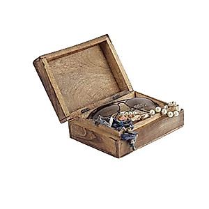 Li'Shay Wooden Trinket Keepsake Box with Tree of Life Design