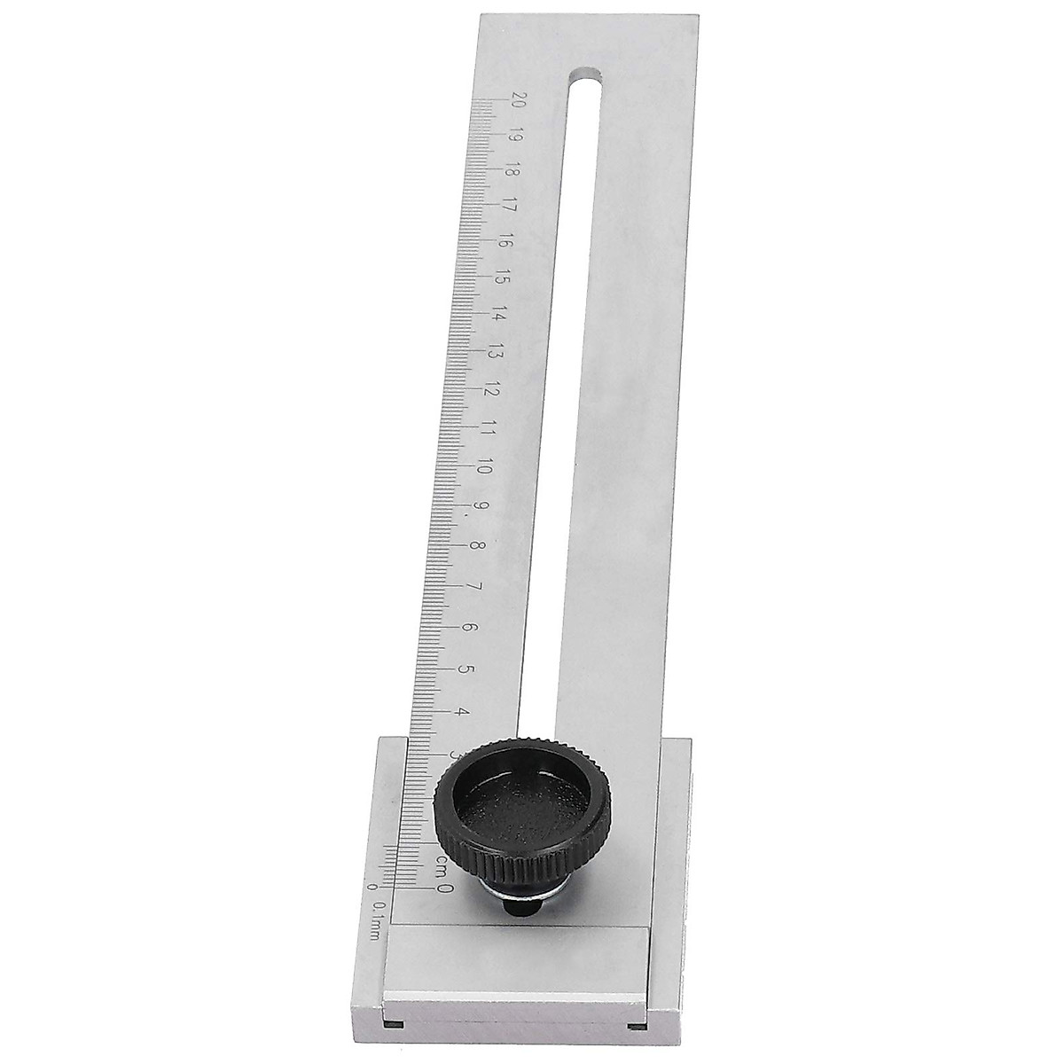 Woodworking Parallel Ruler, Sliding Line Ruler, Clear Scale Mechanical for Measuring Marking Processing (200mm)