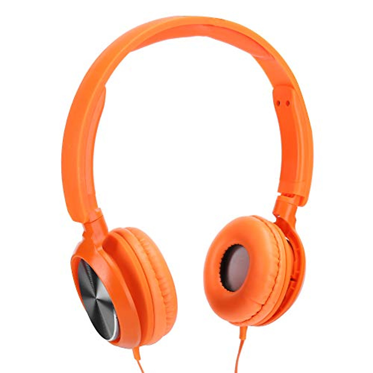 eboxer-1 3.5mm Port On Ear Gaming Headphone Portable Headset, Stereo Music Headset, Kids Headphones Gift for Kids PC Lartop Phone(Orange)