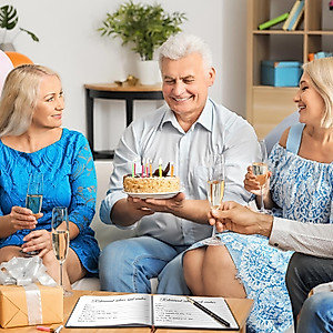 Ctosree Retirement Guest Book with Signature Pen Retirement Party Supplies Retirement Party Decorations Retirement Gifts for Women Men Office Colleague Advice and Wishes Book for Retirement (Stylish)