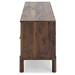 Signature Design by Ashley Calverson Rustic Medium TV Stand Fits TVs up to 63", Brown