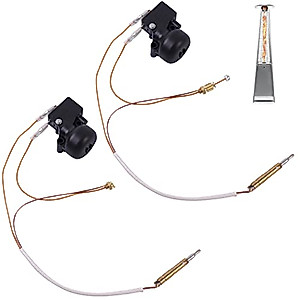 New Propane Gas Patio Heater Repair Replacement Parts Thermocoupler & Dump Switch Control Safety Kit - 2 Pack