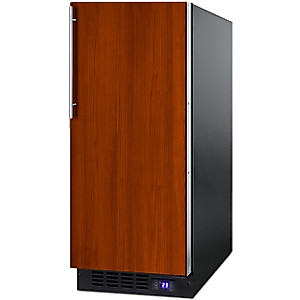 Summit SCFF1533BIF Cabinet Freezer with 2.45 cu. ft. Total Capacity Frost Free Operation Adjustable Chrome Shelves Sabbath Mode Setting and 100% CFC Free in Panel