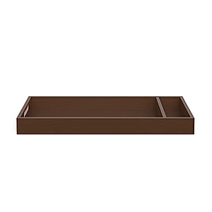 Child Craft Kieran Changing Table Topper, Convert Dresser into a Changing Table Surface, Securely Attaches, Non-Toxic, Baby Safe Finish (Toasted Chestnut)
