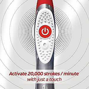 Colgate 360 Optic White Battery Powered Sonic Toothbrush, Soft, 1 Pack