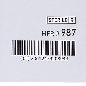 McKesson Povidone-Iodine Impregnated Swab Stick, Sterile - 4 in, 3 Sticks, 25 Packs, 75 Total