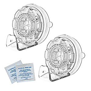 Suction Cup Hooks - Removable & Reusable Wall Hooks - Portable Shower Hooks for Towels, Keys & Sponges - Wreath Hook for Indoor & Outdoor Decoration