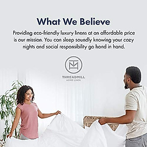 Threadmill 100% Cotton Sheets for Queen Size Bed - 600 Thread Count Queen Bed Sheets Set with 16” Deep Pocket - Sateen Weave 4-Piece Bedding Set with Cooling Effect, Sage Green