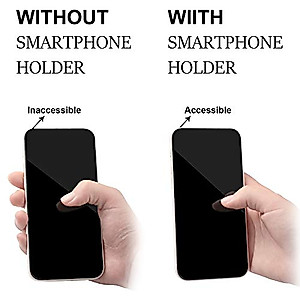 Weewooday 6 Pieces Finger Strap Phone Holders Phone Handle Grip Cell Phone Stand with Kickstand Elastic Phone Finger Holder for Cell Phone Case Small Tablets